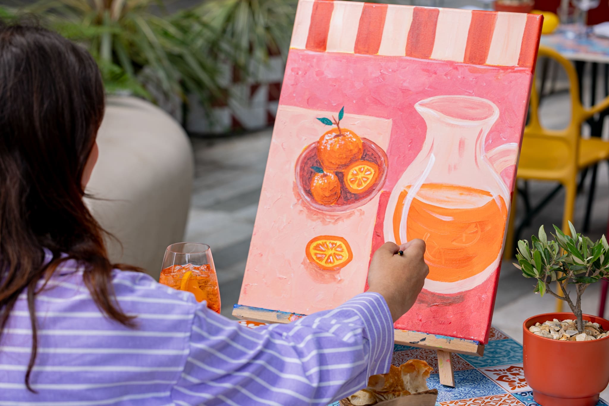 Pinot & Picasso on the TOZI Terrace | art'otel